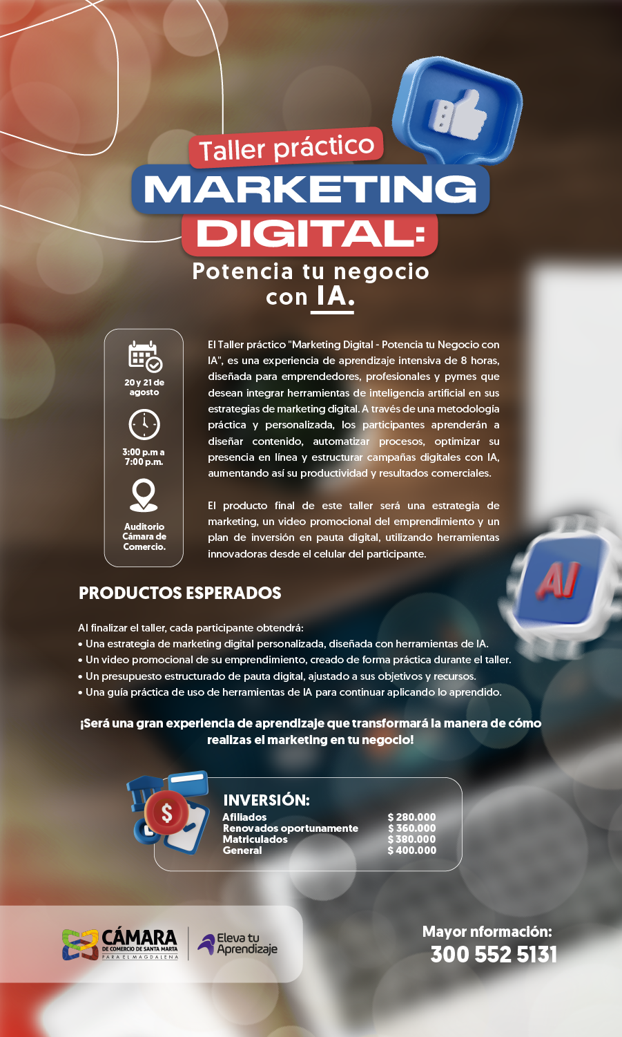 Eventos y Capacitaciones de la Cámara de Comercio de Santa Marta para ...